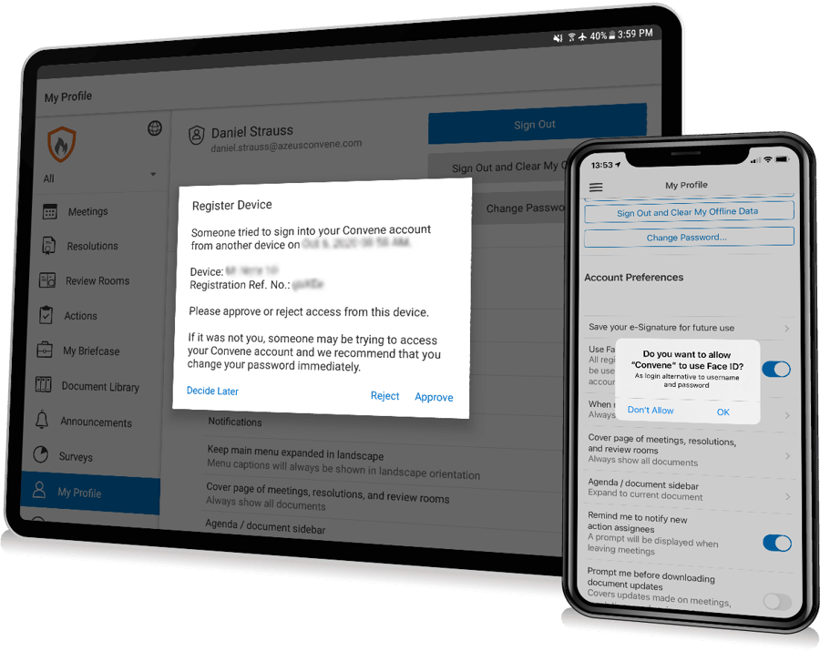 Board portal meeting manager all in one solution | Azeus Convene